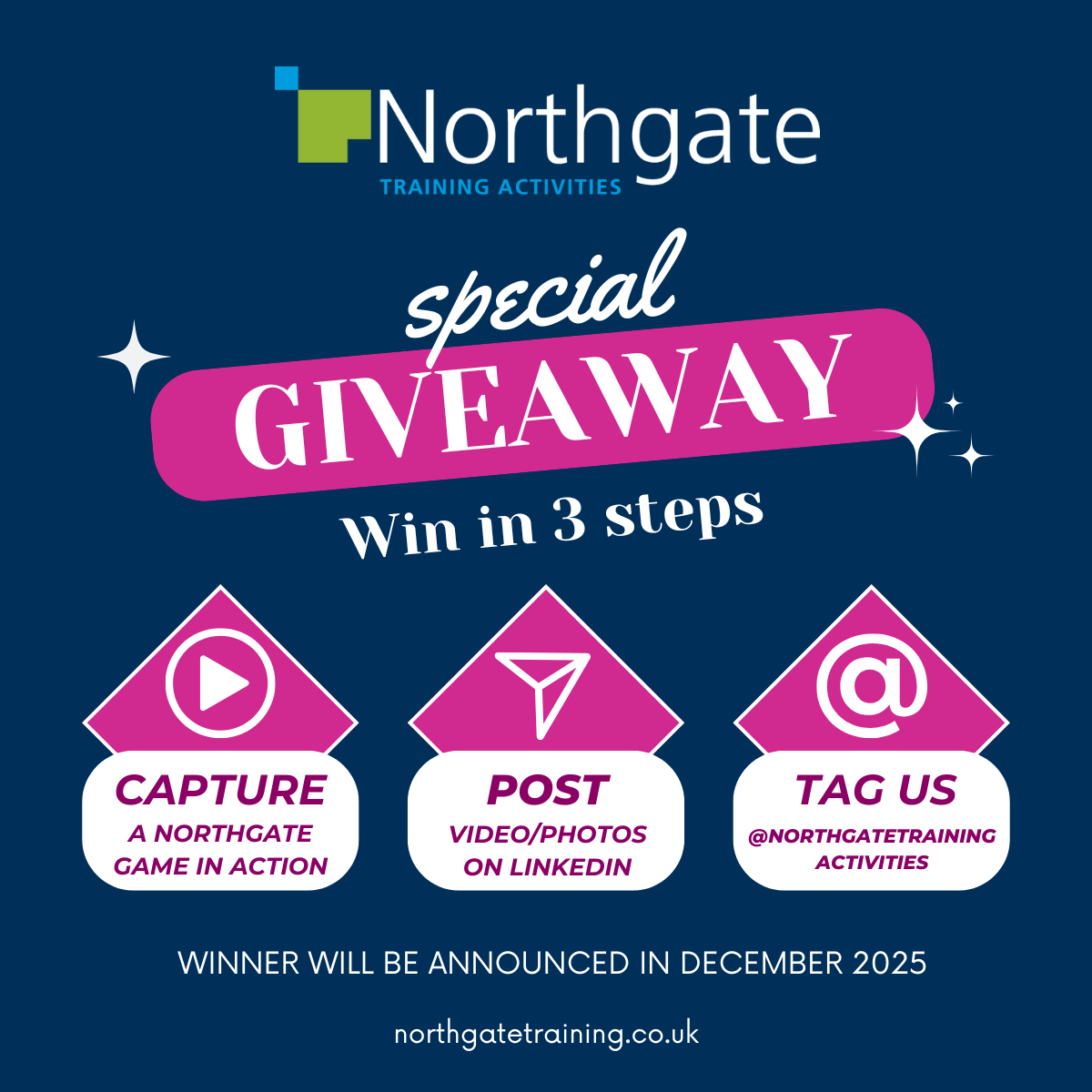 Free Prize Draw for 2025! – Northgate Training Ltd